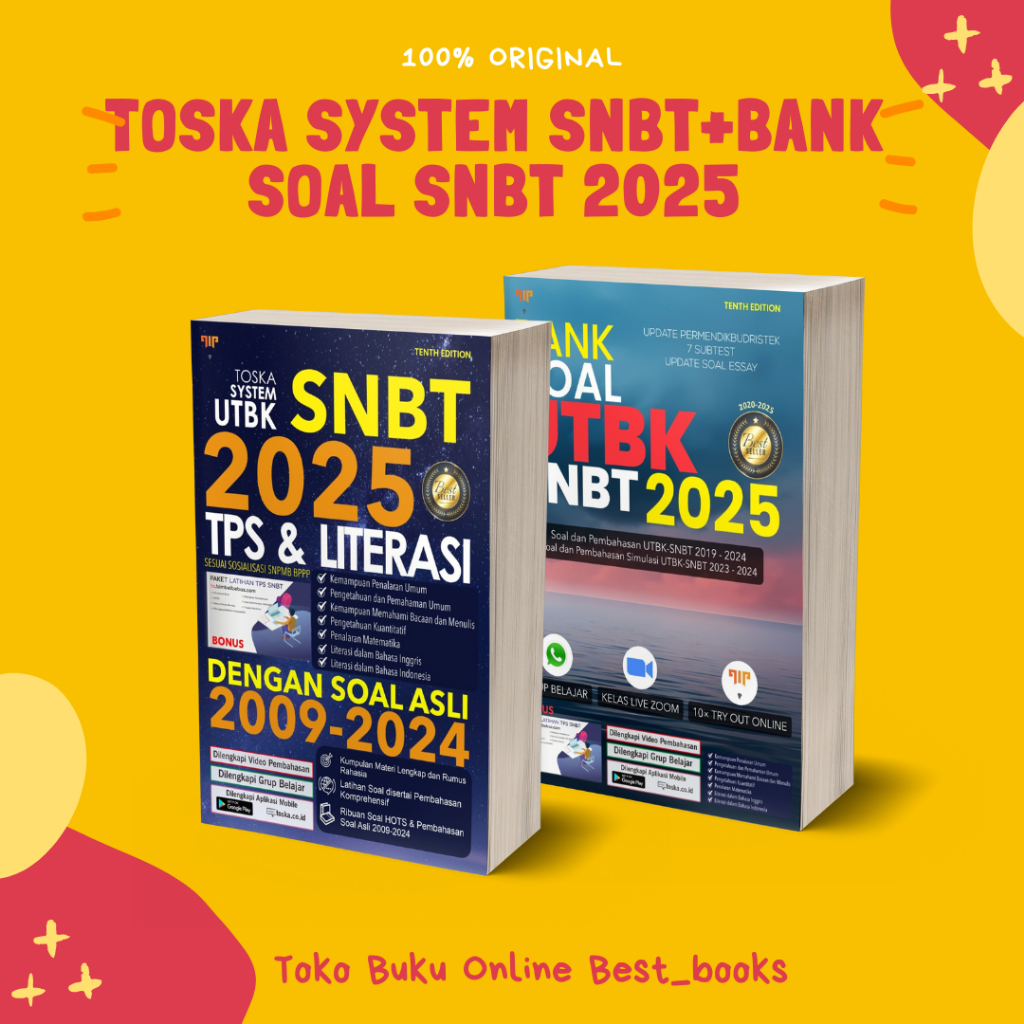 Jual Buku Bebas Toska System TPS SNBT 2024 Kumpulan Materi, Rumus Rahasia, Latihan Soal, dan ...