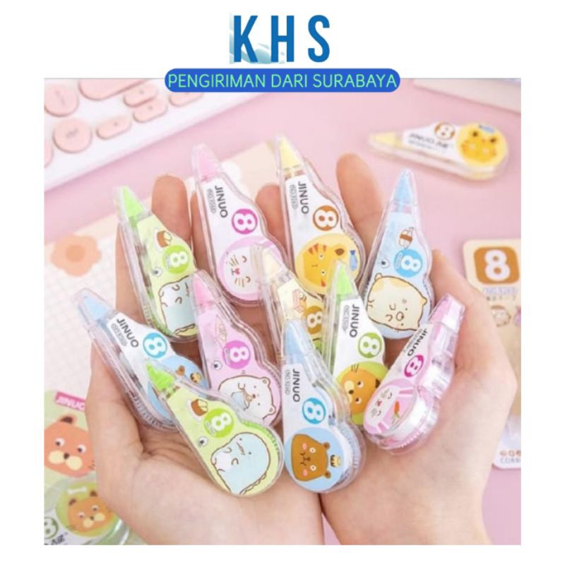 Jual Tipe-X Karakter Lucu Penghapus Pena 8 M Correction Tape Student ...