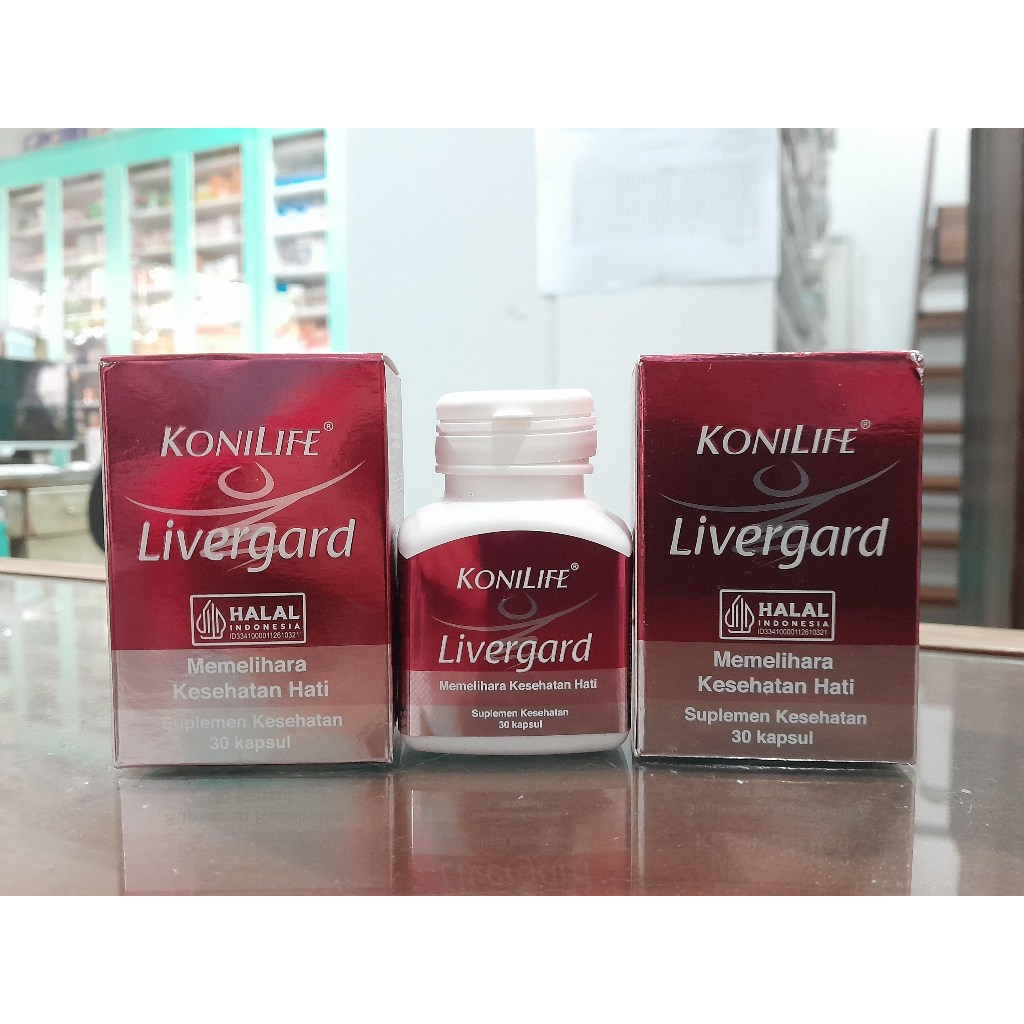 Jual KONILIFE LIVERGARD BOTOL @ 30 KAPSUL | liver gard | VITAMIN ...