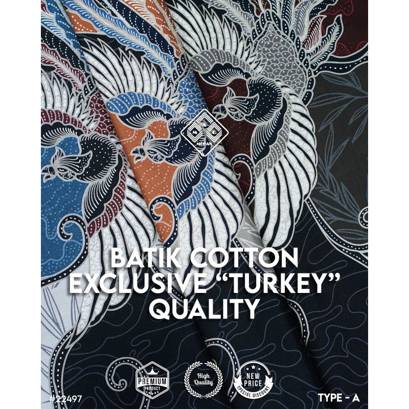 Jual [NEW ARRIVAL] Batik Cotton Exclusive “TURKEY” 60’s Quality Kain ...