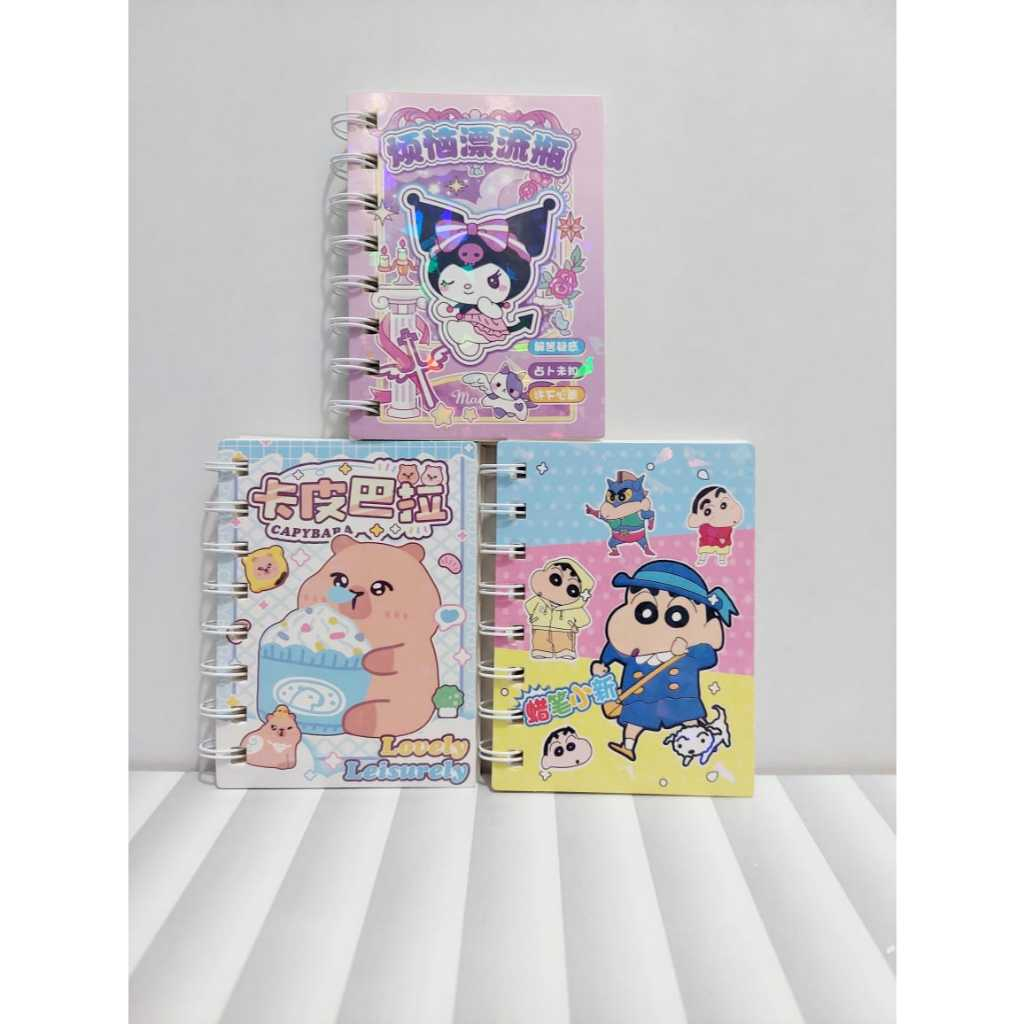 Jual Notebook A7 Capybara Shinchan Sanrio Buku Mini Karakter | Shopee ...