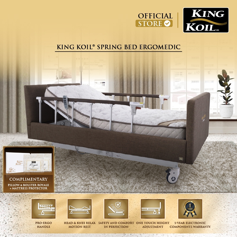 Jual King Koil Ergomedic - Kasur Spring Bed 100x200 with Adjustable ...