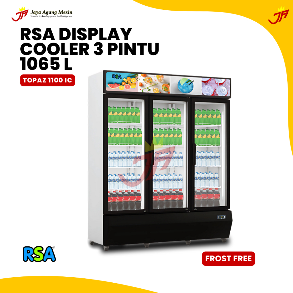 Jual RSA Showcase Display Cooler 3 Pintu 1065 L TOPAZ-1100IC / TOPAZ ...