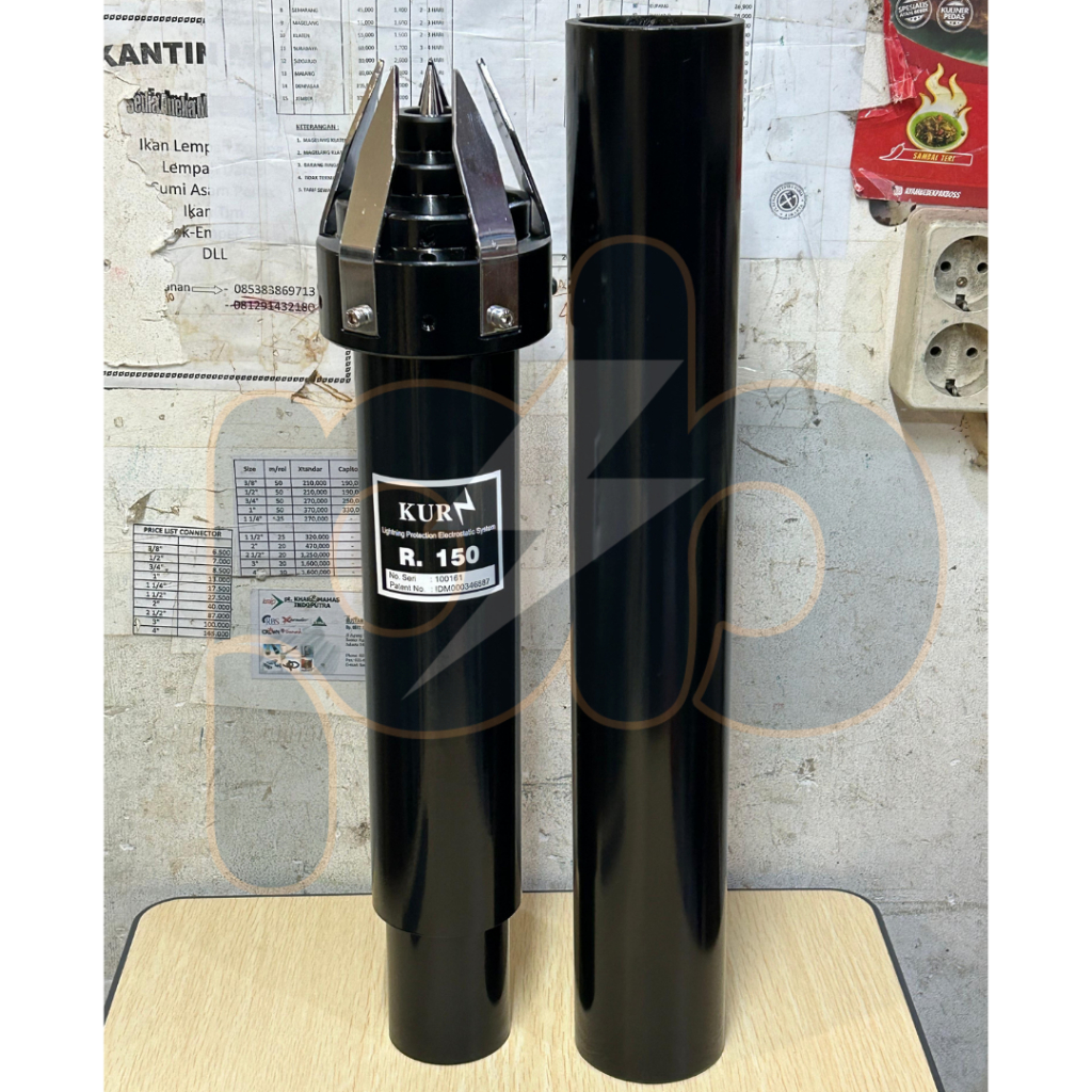 Jual Anti Petir KURN Lightning Protection R150 / Penangkal Petir KURN ...