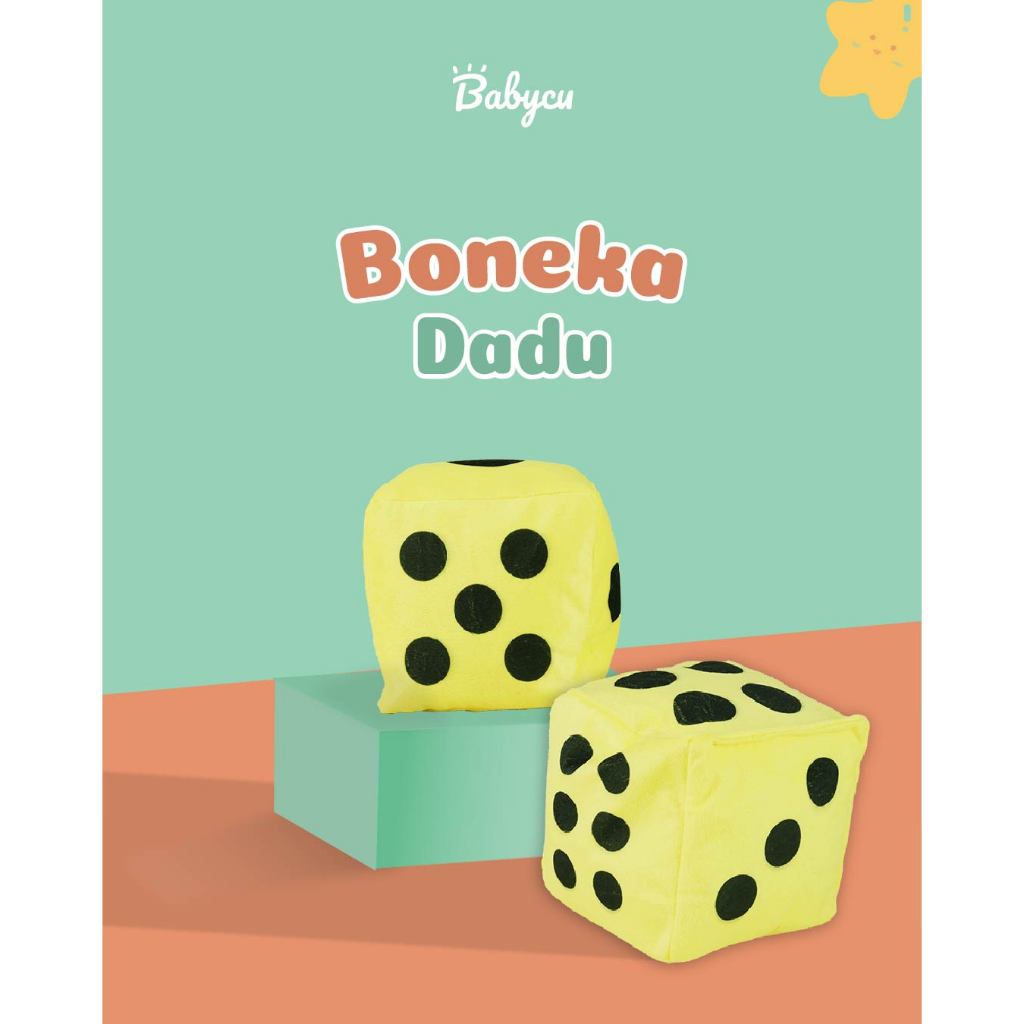 Jual Babycu - Bantal Boneka Dadu Jumbo 15x15cm Empuk | Shopee Indonesia