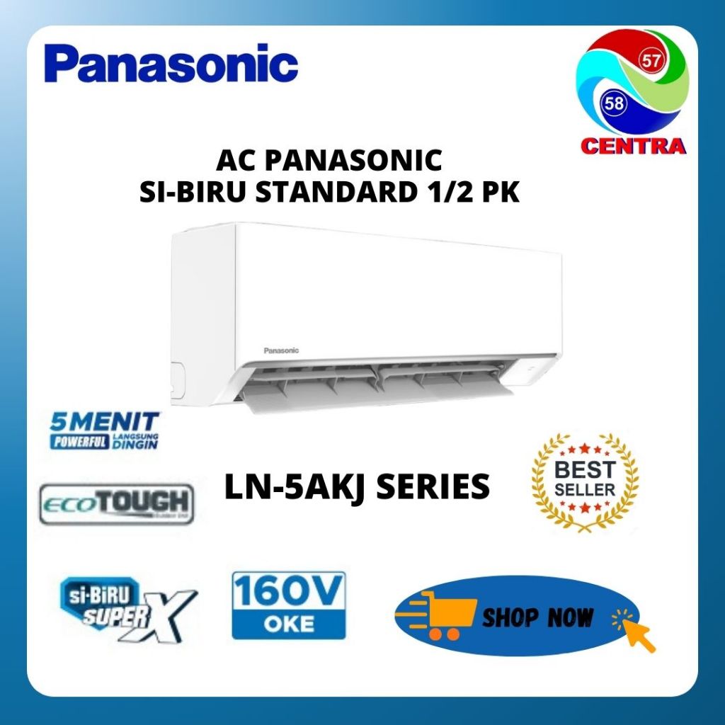 Jual AC SPLIT PANASONIC SIBIRU SERIES 1/2 PK (CU/CS-LN5AKJ) | Shopee Indonesia