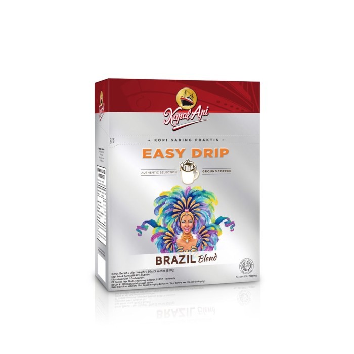 Jual Kapal Api Easy Drip Brazil Isi 5 Sachet 50 Gr | Shopee Indonesia