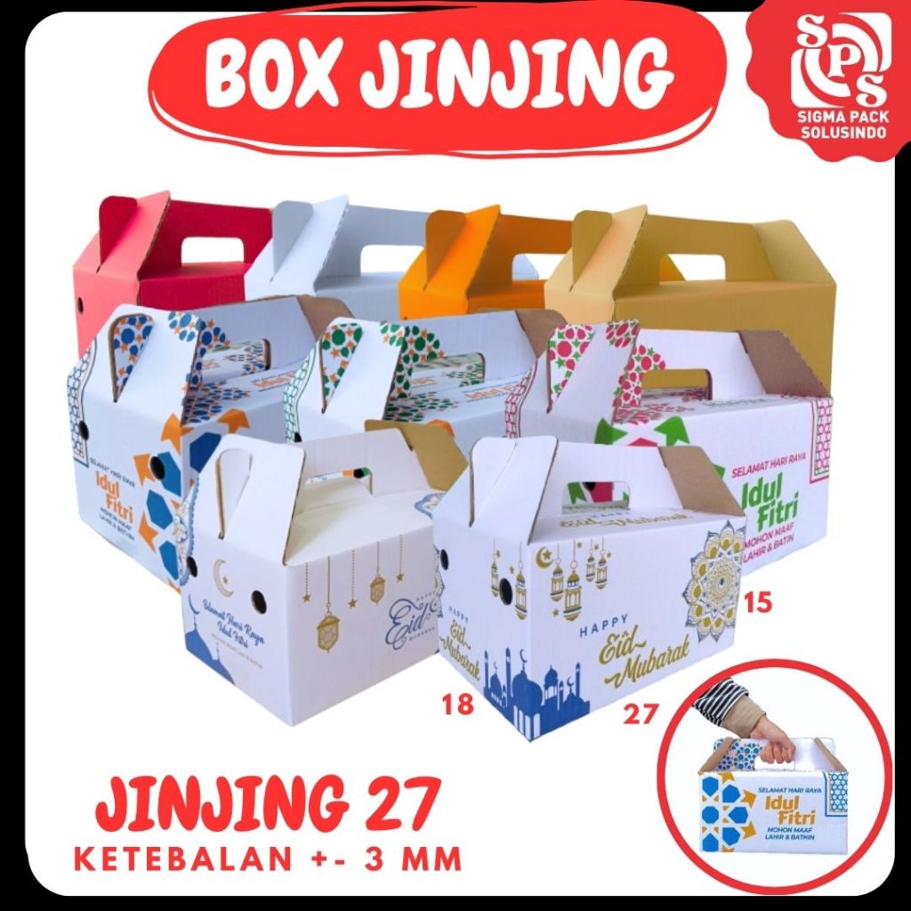 Jual Box Jinjing 27x18x15 Gable Box Kemasan Mangga Klonal (Jinjing) Dus ...