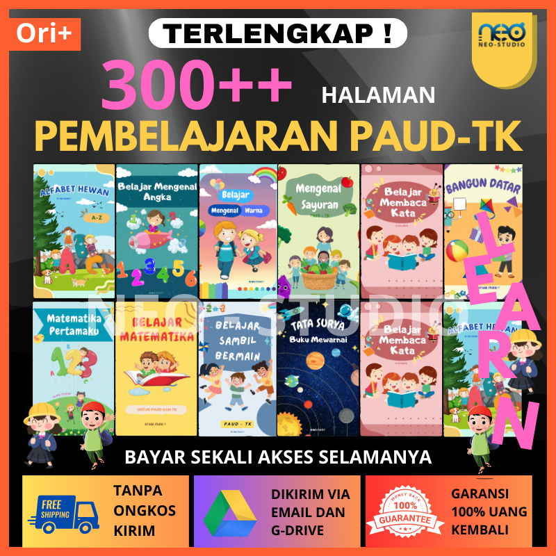 Jual Neokids.id PAKET PEMBELAJARAN ANAK PAUD TK Buku Edukasi Anak ...