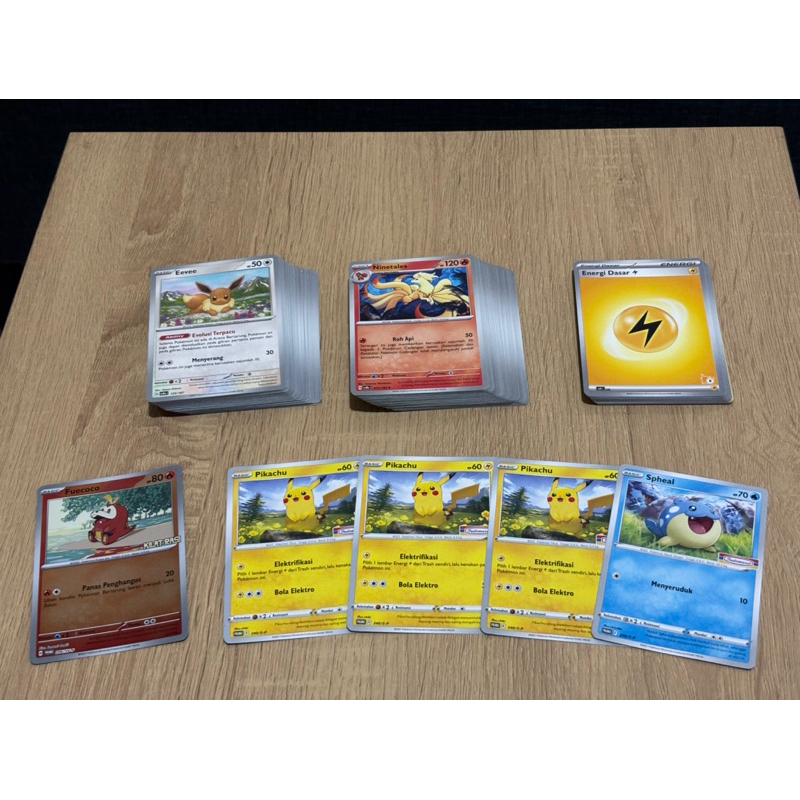Jual paket kartu pokemon festival terastal, kilat rasi dan indomaret ...