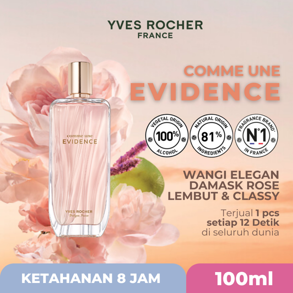 Jual Yves Rocher - Evidence Collection - Comme Une Evidence EDP 100ml ...