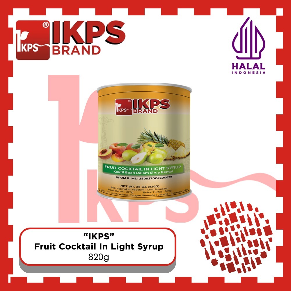 Jual Ikps Brand Fruit Cocktail In Syrup Buah Campur Kaleng 820gr ...