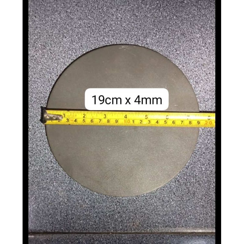 Jual TAPAK LAYOS UKURAN ( DIAMETER X TEBAL ) 19 CM X 4 MM PLAT BESI ...