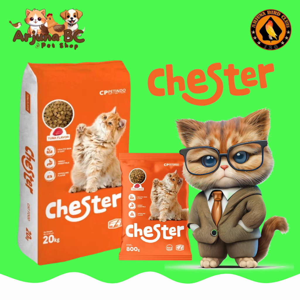 Jual Chester Cat Food 800 gr Tuna Flavor | Makanan Kucing | Shopee ...