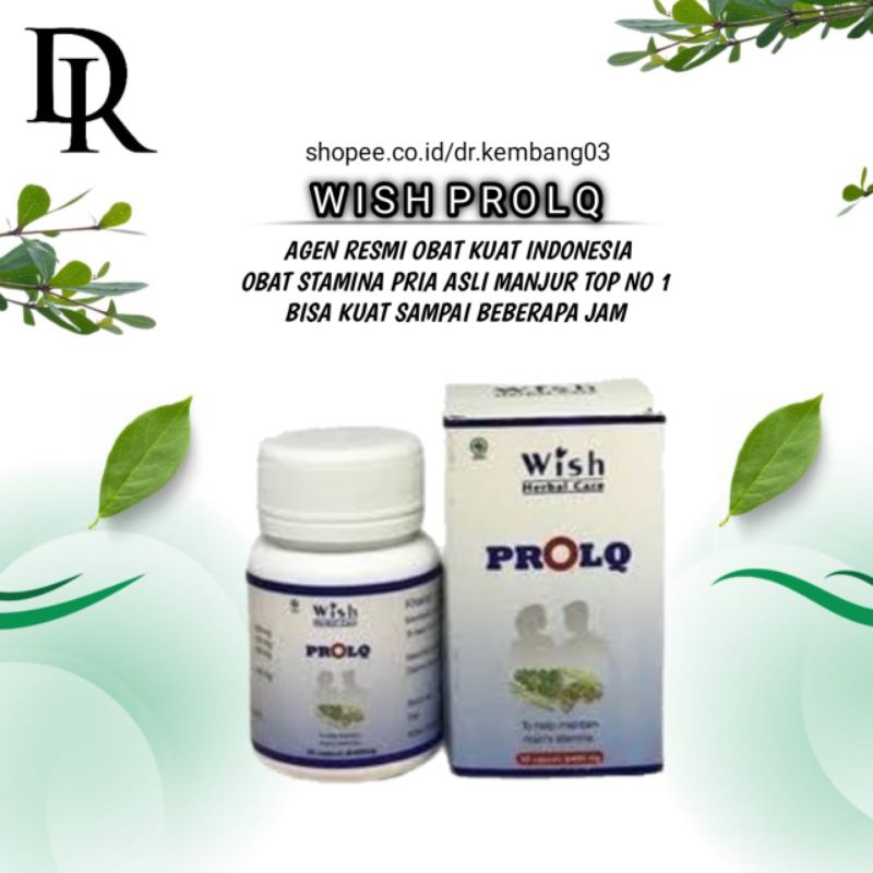 Jual WISH PROLQ - PRO LQ suplemen herbal stamina pria (Dr.Boyke ...