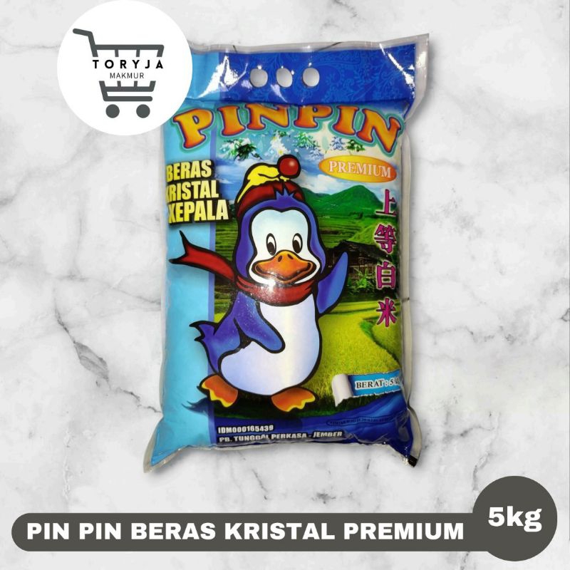 Jual Beras Pin Pin 5kg Beras Kristal Kepala Premium | Shopee Indonesia