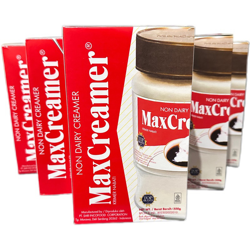 Jual Maxcreamer 500 Gr Refill & Sachet 50’s x 3 gr Non Diary Creamer ...