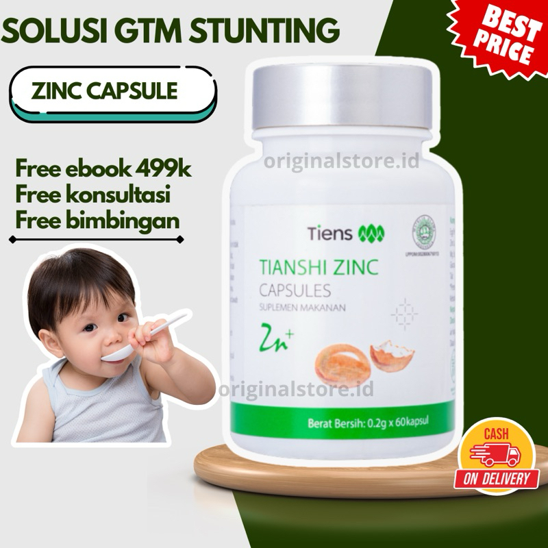 Jual Zinc Tiens Vitamin Penggemuk Badan Obat Nafsu Makan Anak Original ...
