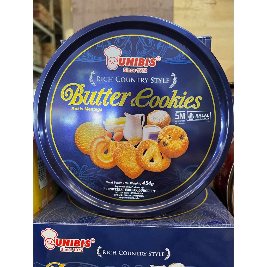 Jual Unibis Assorted Butter Cookies Kaleng 454 gr Halal | Shopee Indonesia