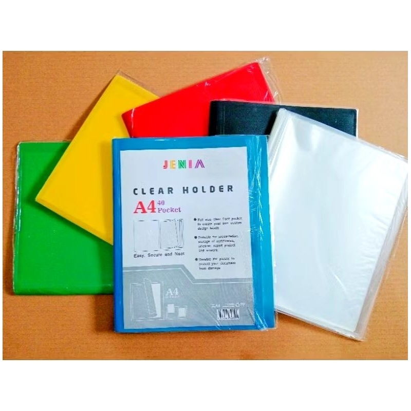Jual Clear holder A4 isi 40 kantong map simpan gambar | Shopee Indonesia