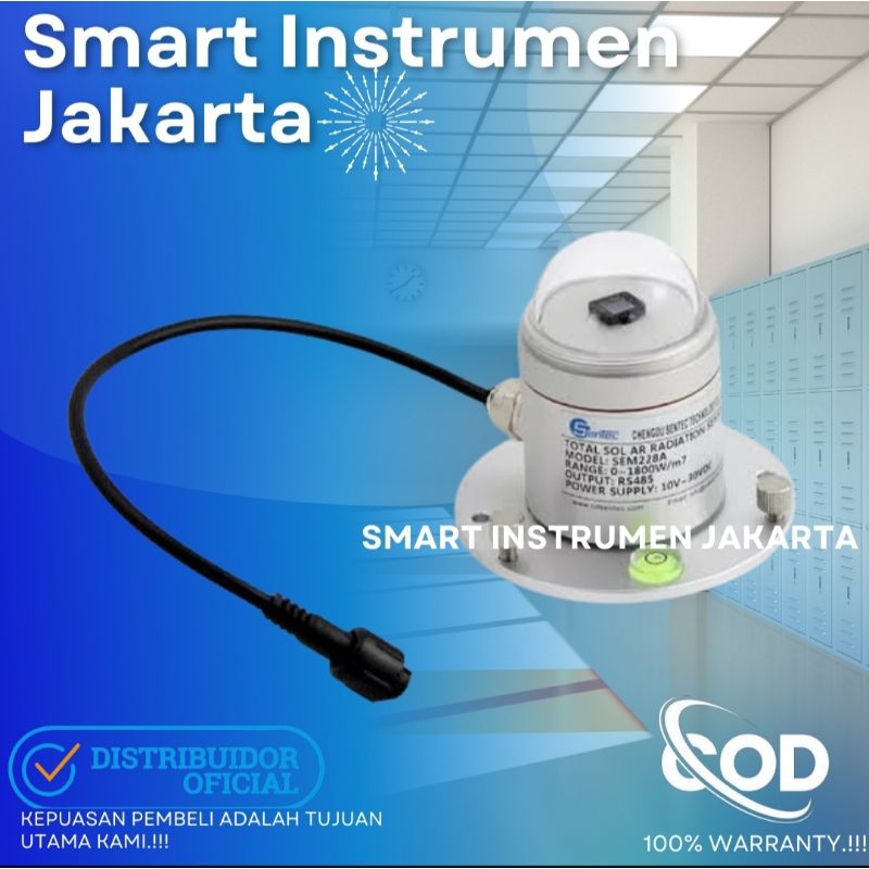 Jual Sentec Sem228 Solar Light Radiation Meter RS485 Silicone ...