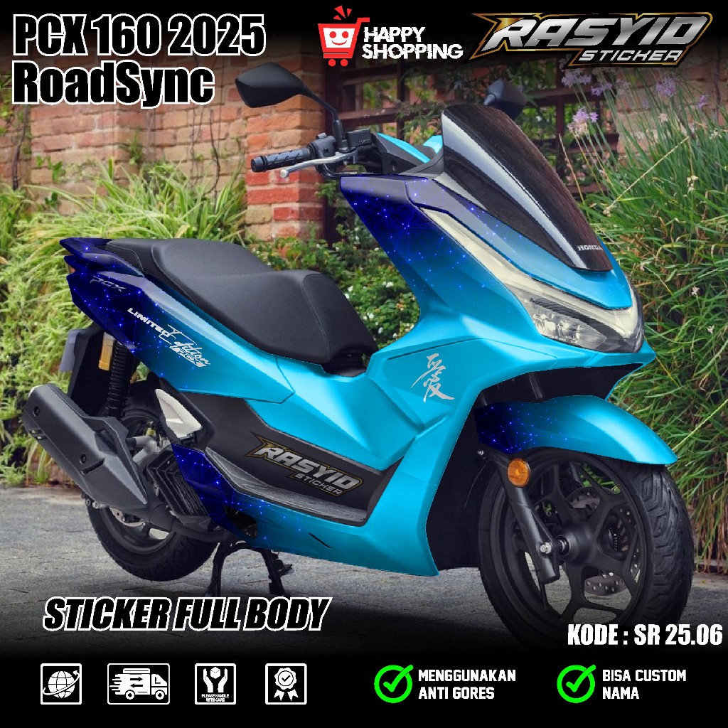 Jual COD Sticker Decal Full Body Honda PCX 160 RoadSync 2025 Decal ...