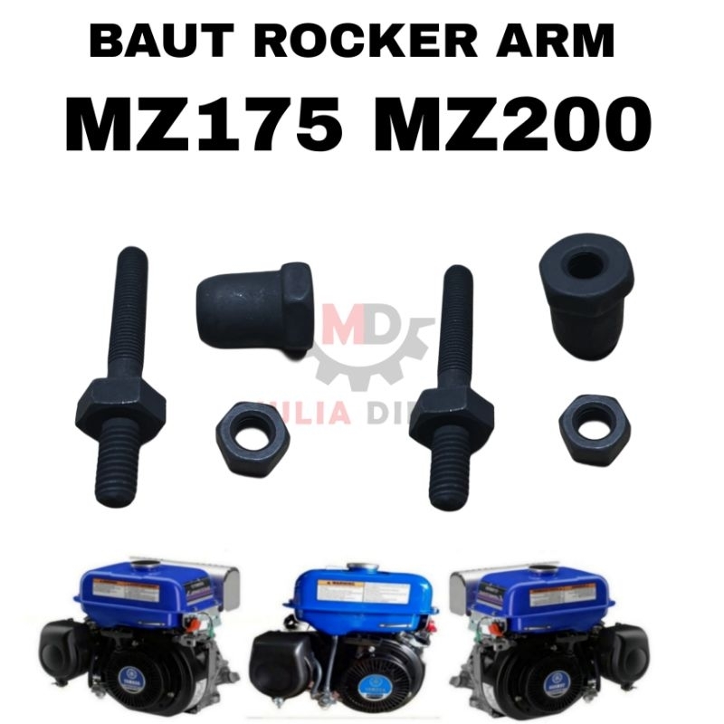 Jual Baut Piano Rocker Arm Bolt Pivot Assy MZ175 MZ200 Mesin Penggerak ...
