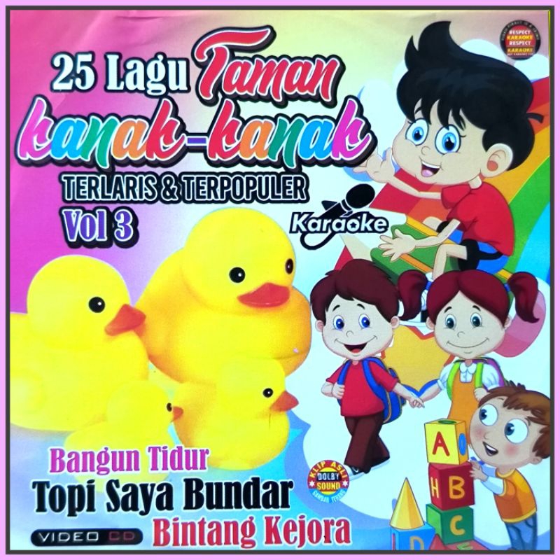 Jual Kaset VCD Musik 25 Lagu Anak Anak Campuran Album Vol.3 Pilihan Terlaris Dan Terpopuler ...