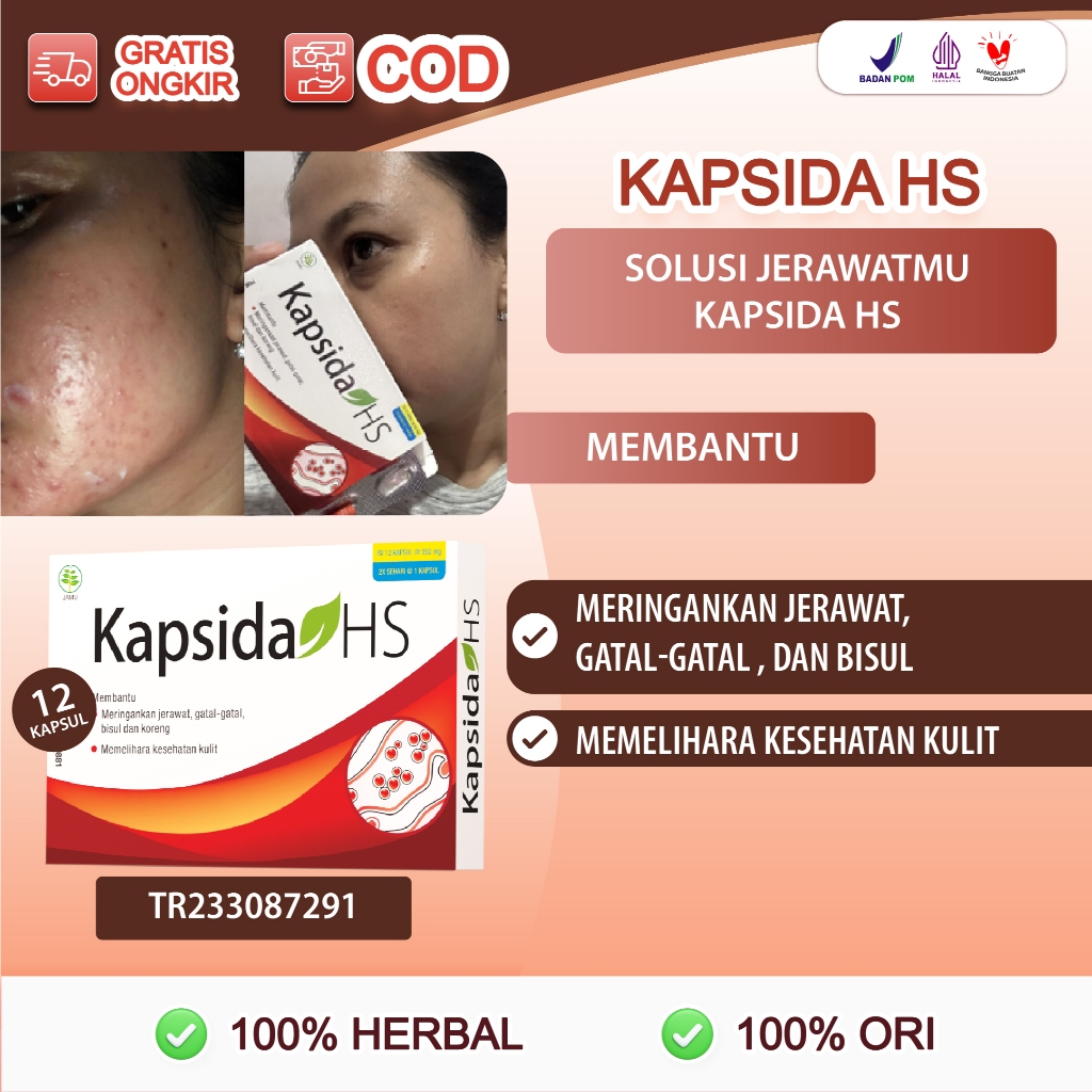 Jual KAPSIDA HS Isi 12 Kapsul - Kembang Bulan - Membantu Memelihara ...