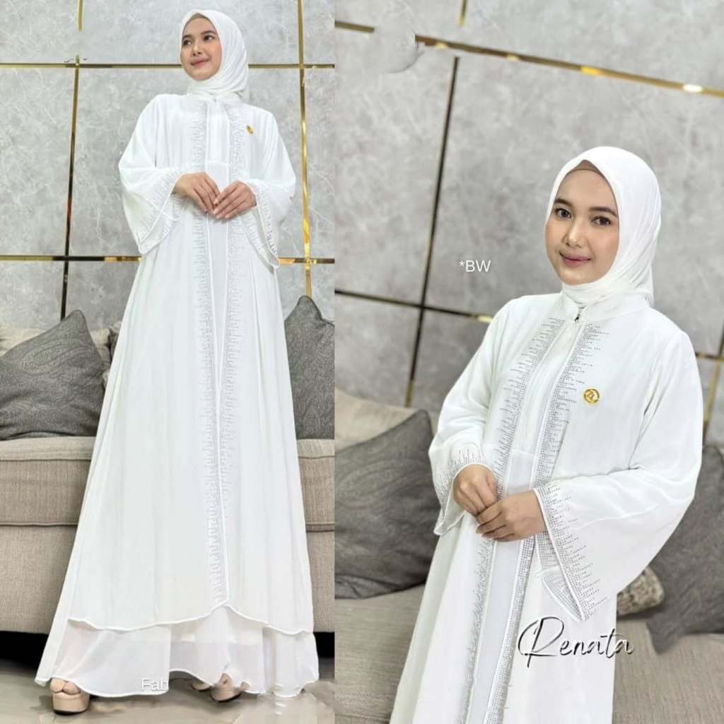 Jual Gamis Burgundy Mewah Payet Swarovski Gamis ceruty Babydoll Dres ...