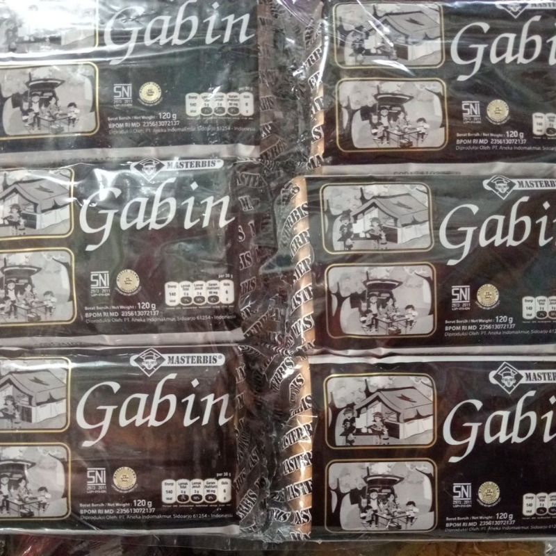 Jual GABIN MASTER 120g isi 6pack @120g | Shopee Indonesia