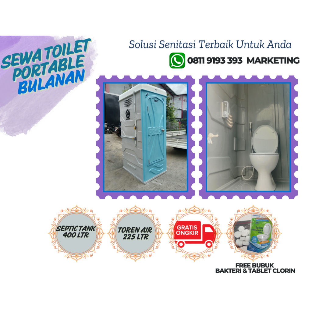 Jual Jual Sewa Toilet Portable untuk proyek dan konstruksi | Shopee ...