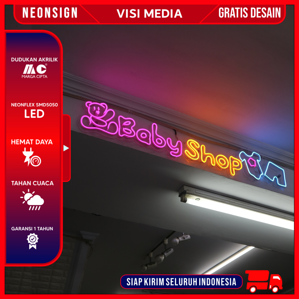 Jual Custom Neon Sign Aesthetic Neon Flex Acrylic LED Module Samsung ...