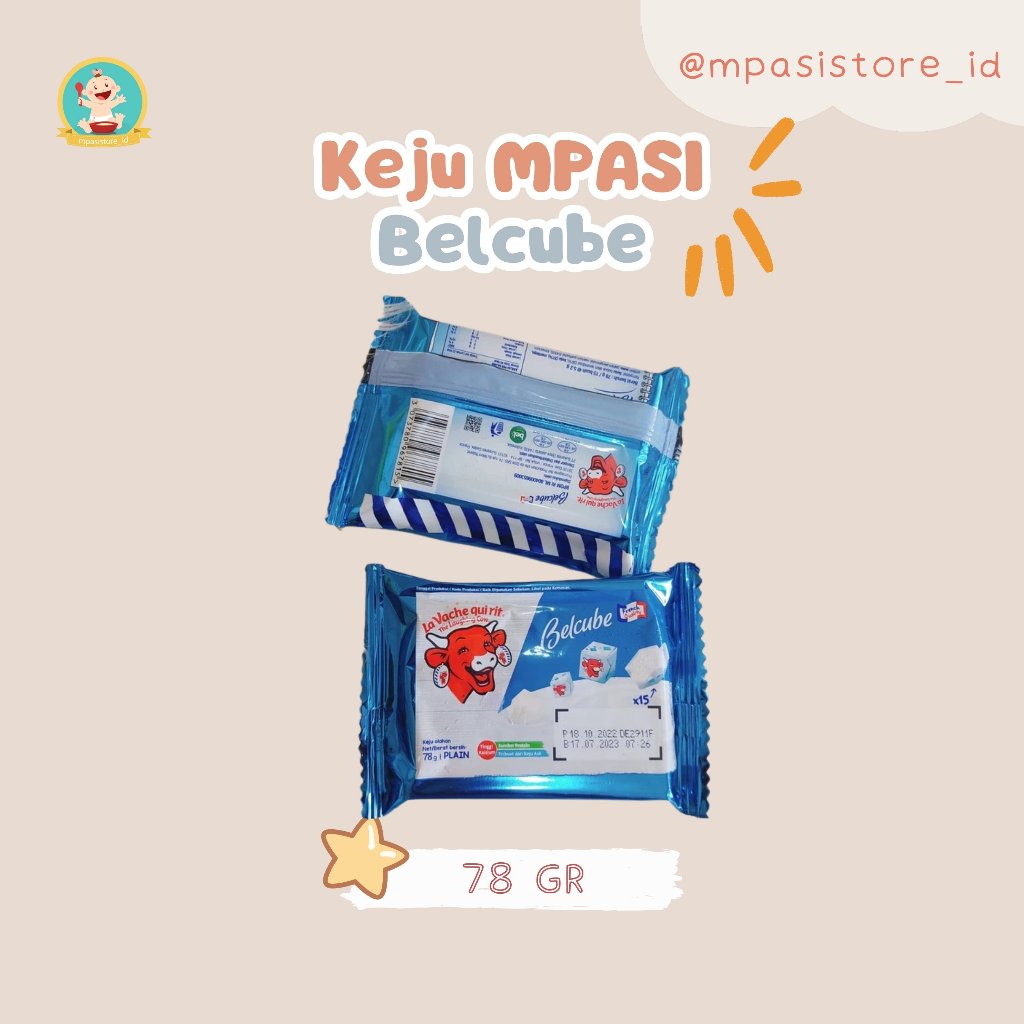 Jual Keju Belcube Keju Mpasi Kemasan 78Gram | Shopee Indonesia
