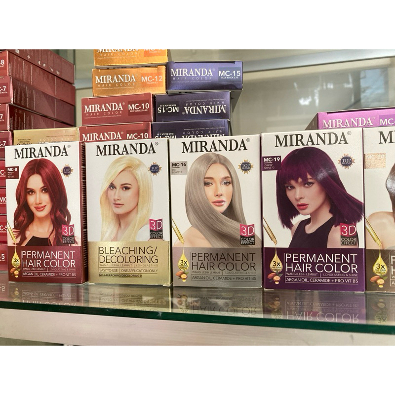 Jual Miranda Permanent Hair Color 30g | Shopee Indonesia