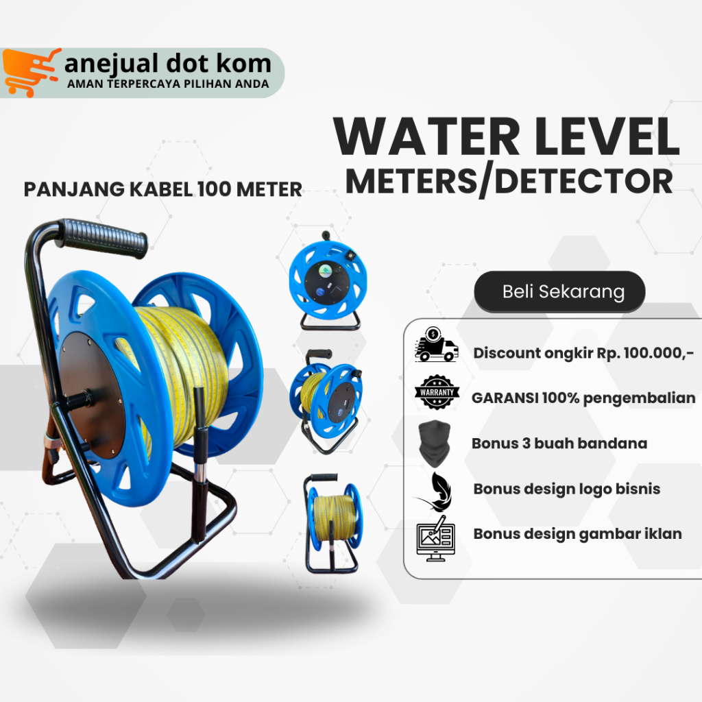 Jual Water Level Dip 100Meter Sensor Tinggi Muka Air Tanah Sumur Bor | Shopee Indonesia