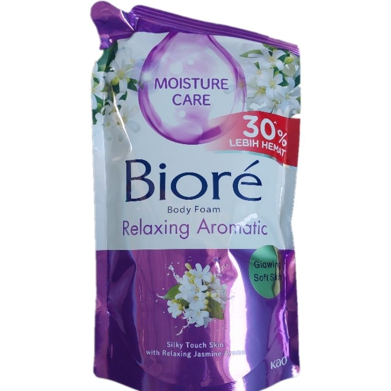 Jual Biore Body Foam Relaxing Aromatic Glowing Soft 800ml, Sabun Mandi Cair Refill Biore KAO ...