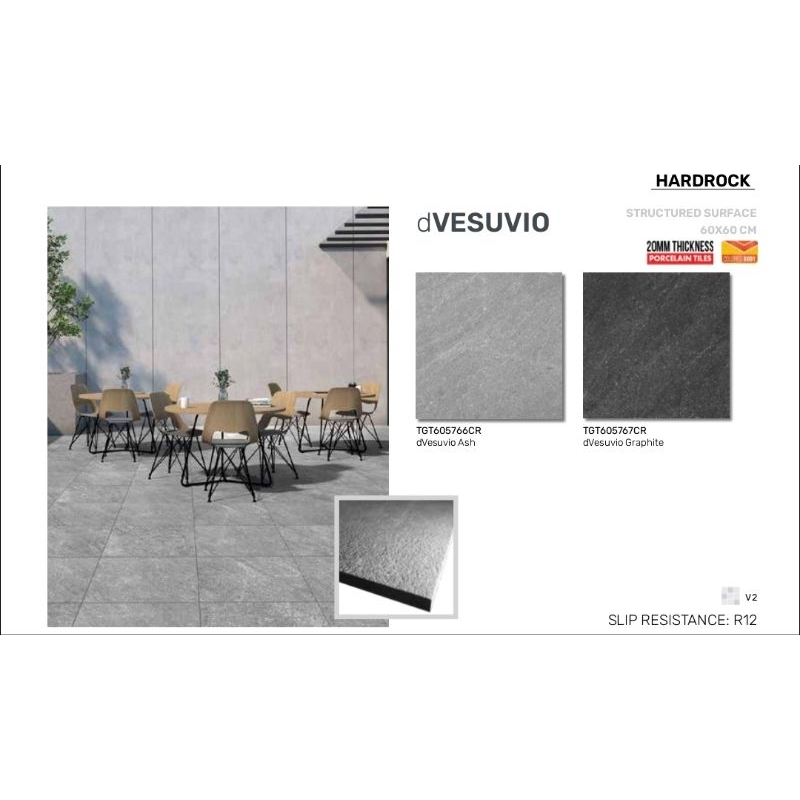 Jual Roman Granit dVesuvio 60x60 structure surface granit lantai ...