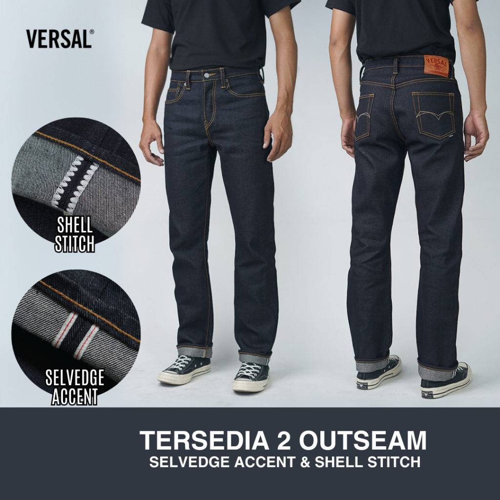 Jual Versal - FALCON 16oz Deep Indigo Denim (Ready Stock) | Shopee ...