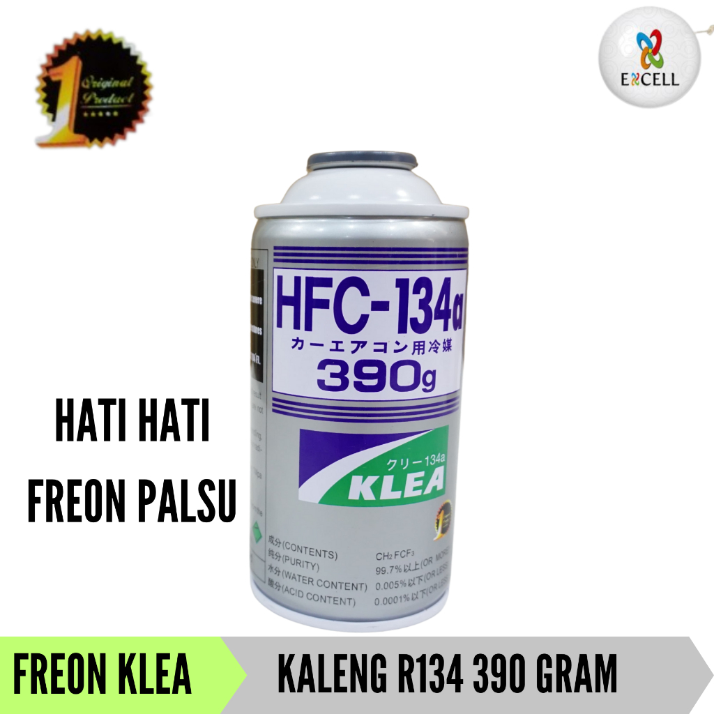Jual Preon gas isi ac mobil kulkas refrigerant klea kaleng r134 r134a ...