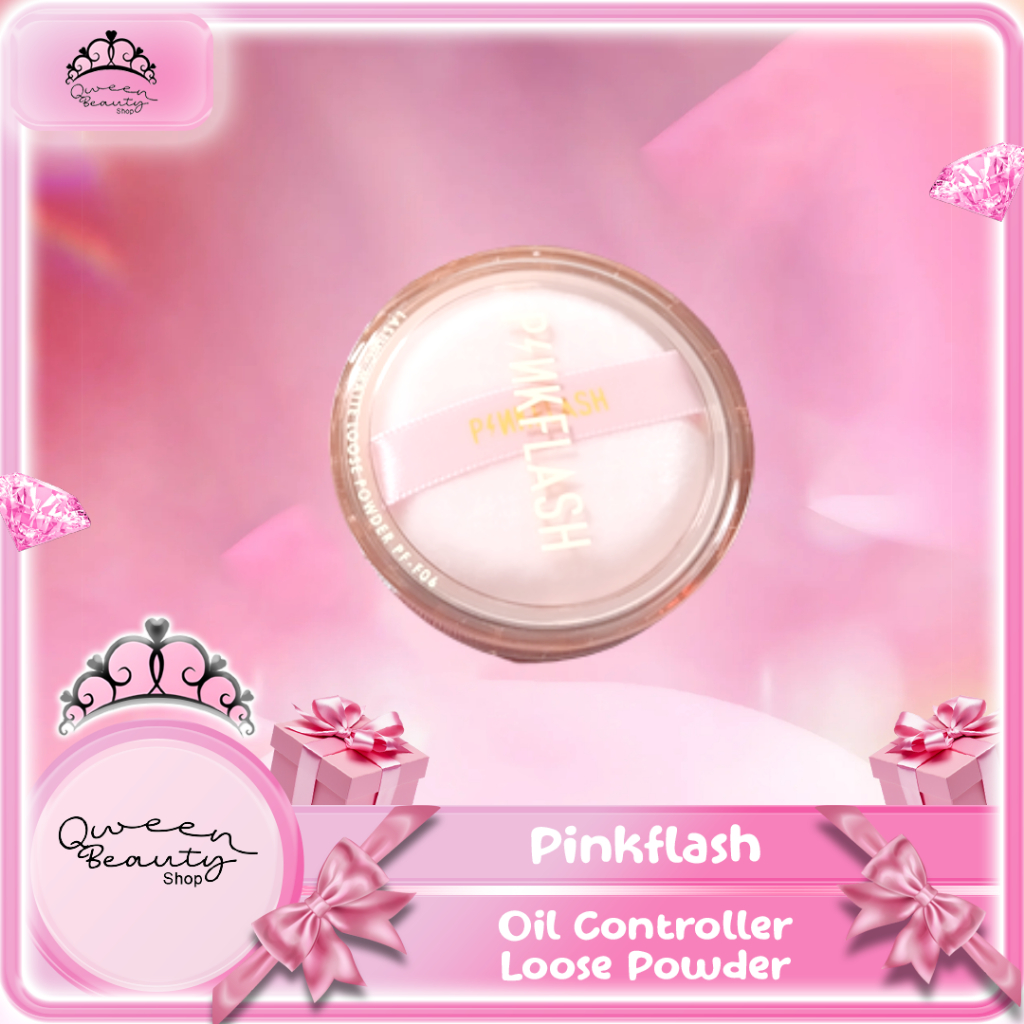 Jual PINKFLASH Oil Controller Loose Powder Bedak Matte Tahan lama Loose ...