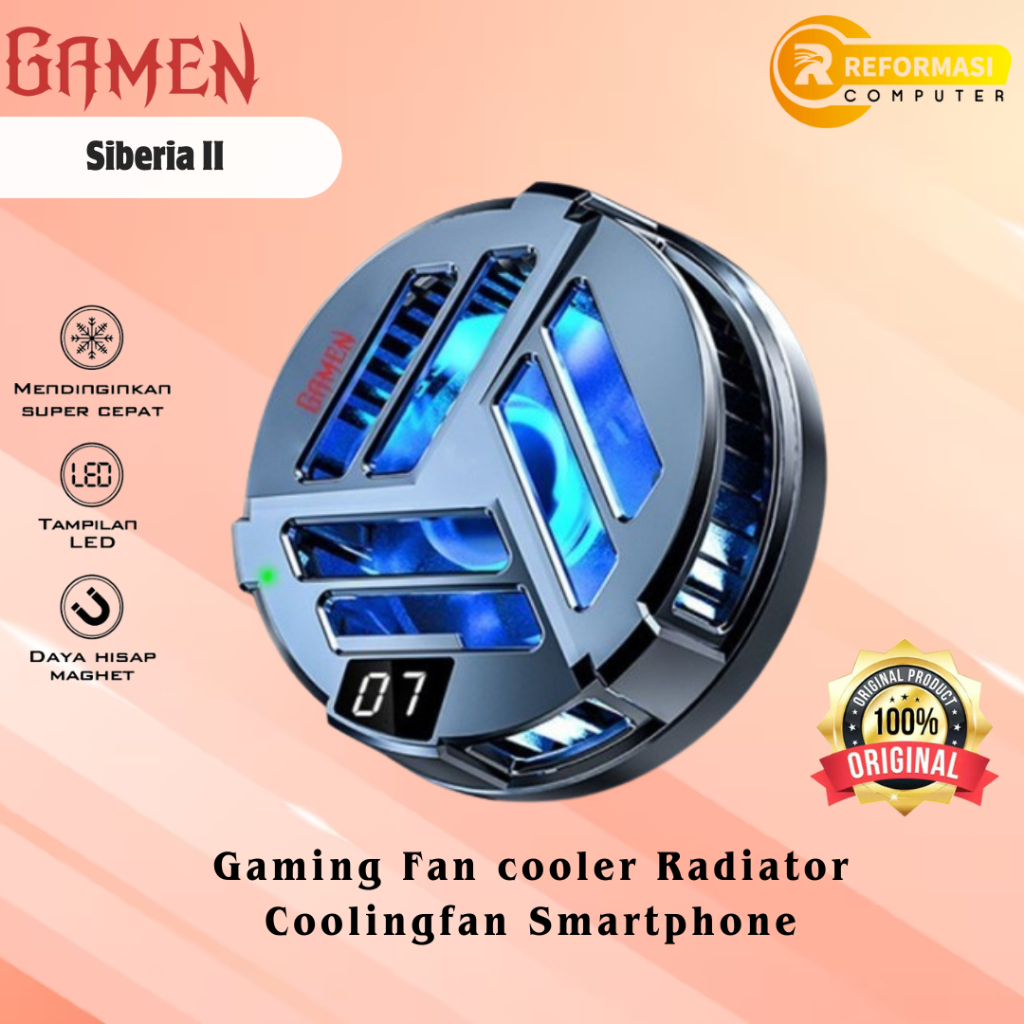 Jual GAMEN Gaming Fan cooler Radiator Coolingfan Smartphone Siberia II ...