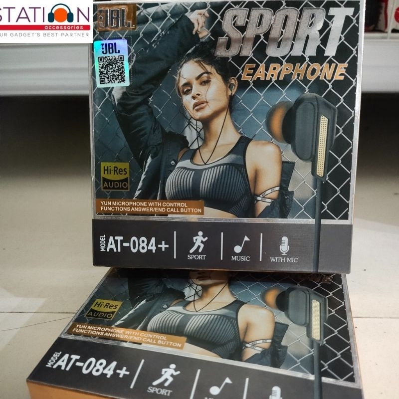 Jual Handsfree JBL AT-084 Extrabass Earphone | Shopee Indonesia