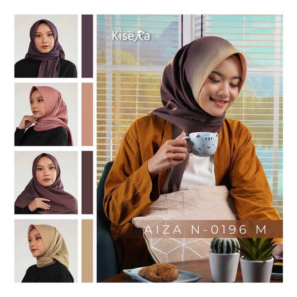 Jual Kisera Official | AIZA 196 - 201 | Satu Kerudung Empat Warna | Kerudung Bolak-Balik pertama ...