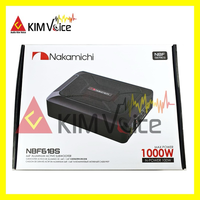 Jual Subwoofer Kolong Aktif Nakamichi NBF618S 8 inch | Shopee Indonesia