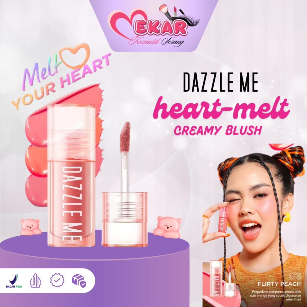 Jual DAZZLE ME Heart-Melt Creamy Liquid Blush Dazzle me liquid blush ...