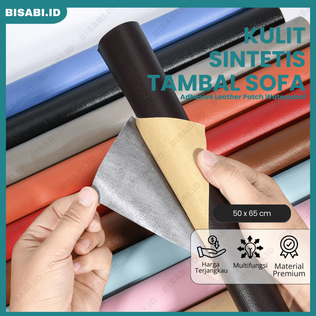 Jual [137x50CM] Sticker Kulit Sofa Stiker Perbaikan Jok Motor Mobil ...