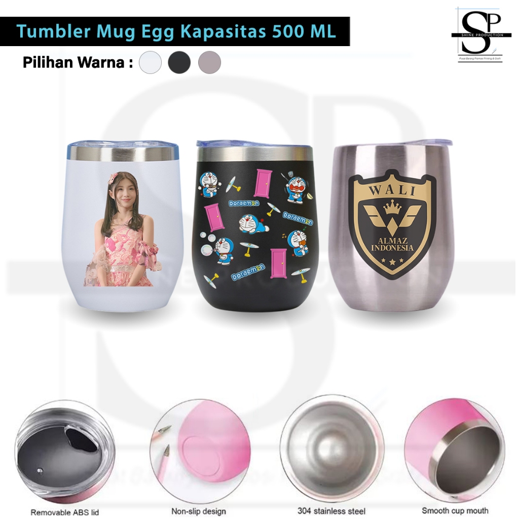 Jual Tumbler Mug Telur Custom Gambar Design | Shopee Indonesia