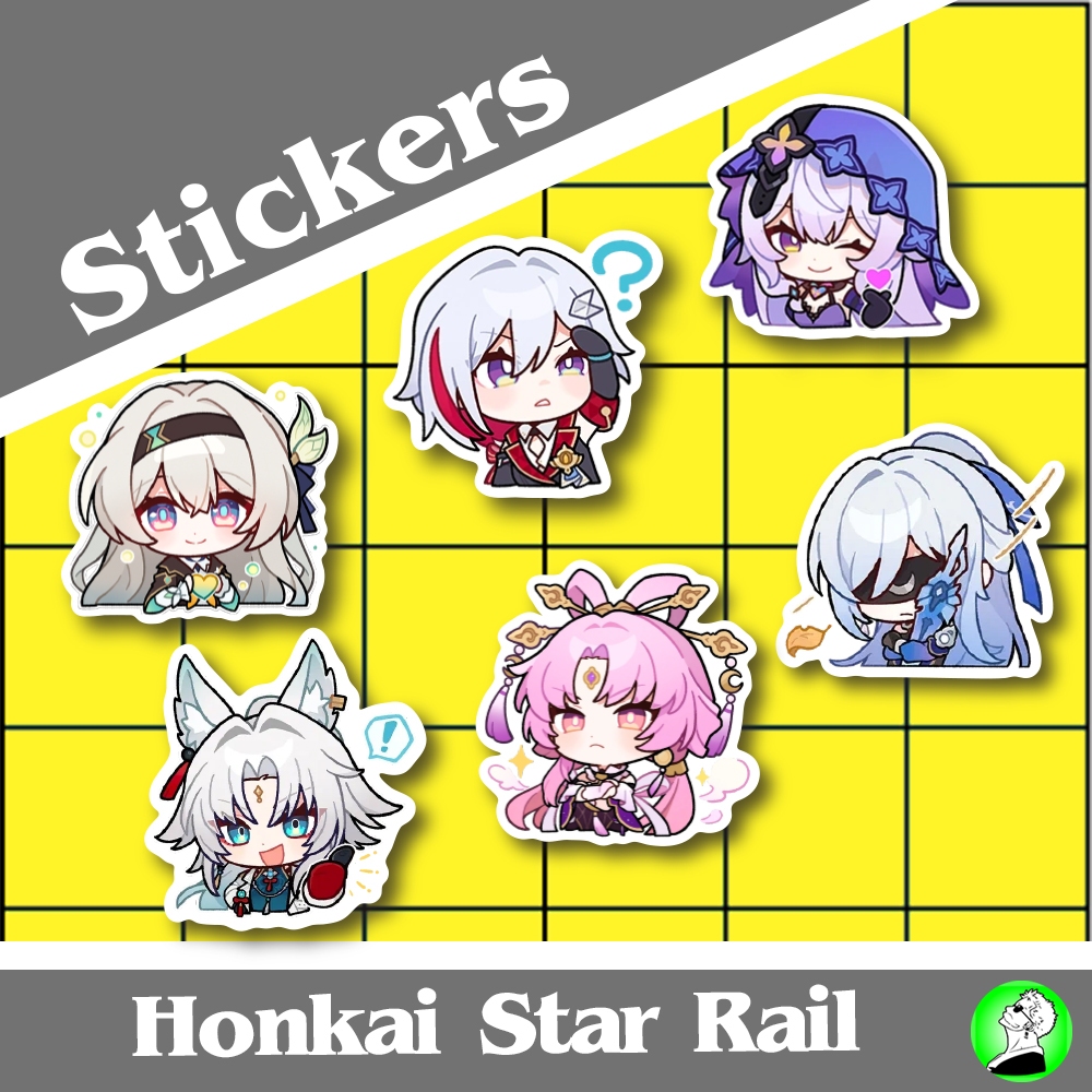Jual Stiker Honkai Star Rail, Stiker Anime Vinyl Tahan Air dan Awet ...