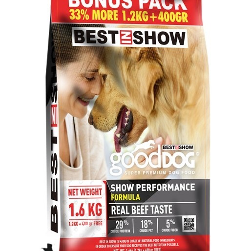Jual PETTO - Best In Show Good Dog Beef Performance 1.6kg - Makanan ...